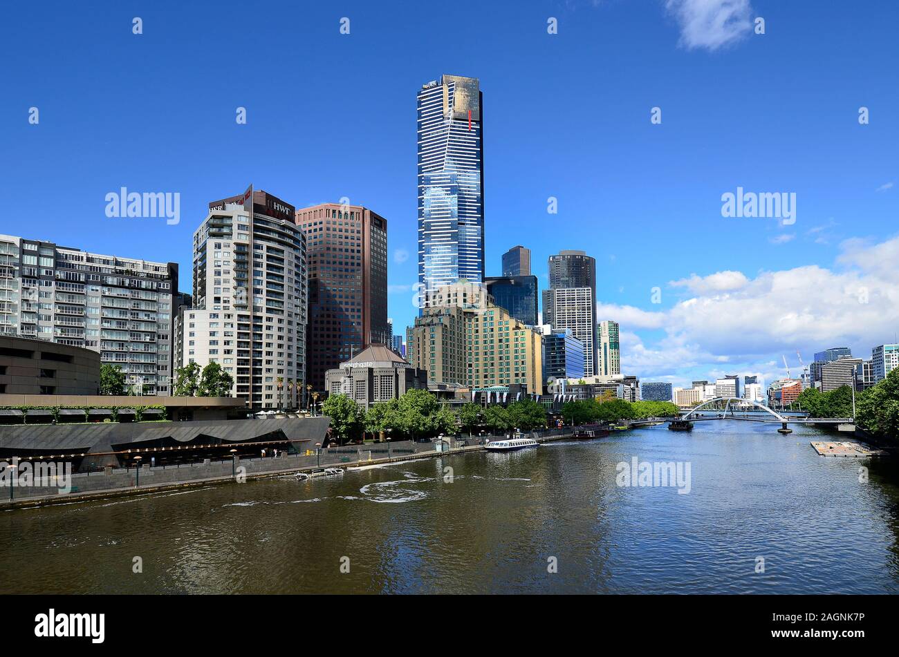 Melbourne, VIC, Australia - November 03, 2017: Different buildings ...