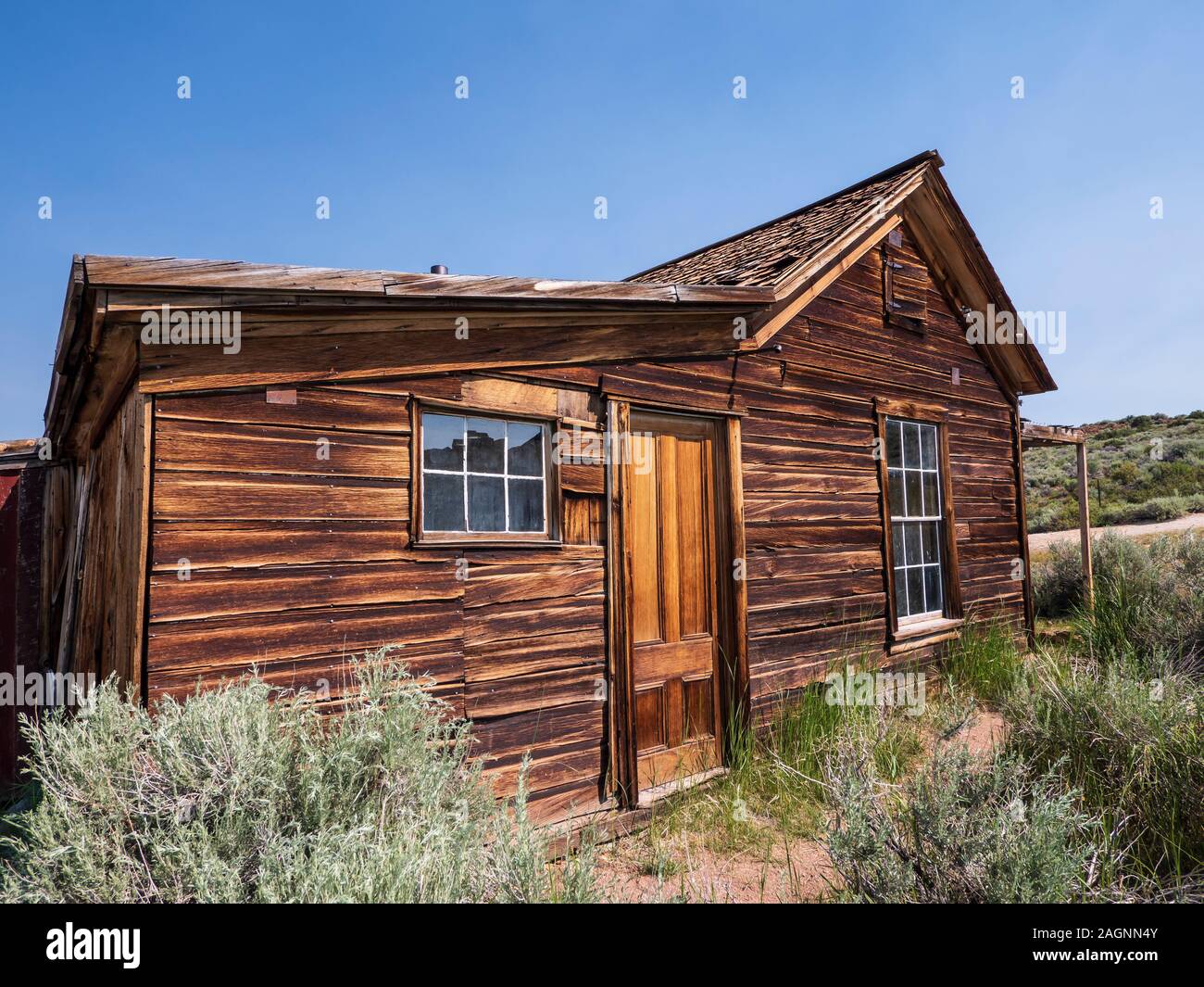Home, Bodie ghost town, Bodie State Historic Park, California Stock ...