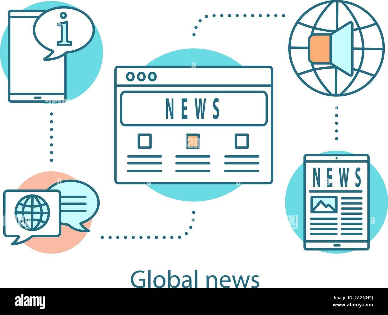 General newspaper Stock Vector Images - Alamy
