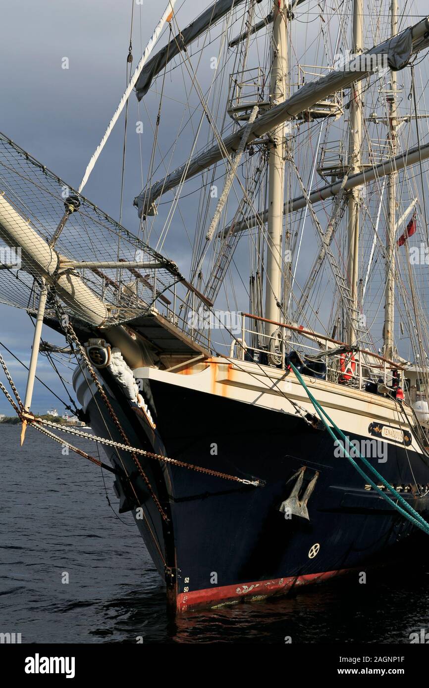 Tenacious sailing ship, Greenock, Inverclyde, Scotland, United Kingdom ...
