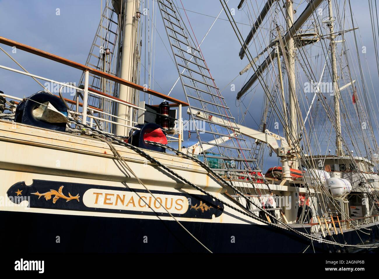 Tenacious sailing ship, Greenock, Inverclyde, Scotland, United Kingdom ...