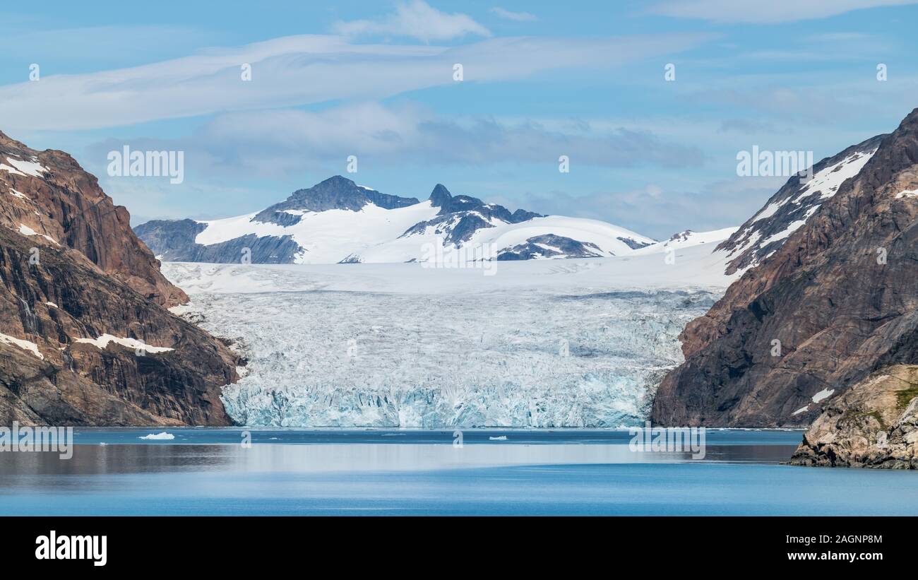 Glacier at Prins Christian Sund, Greenland Stock Photo - Alamy