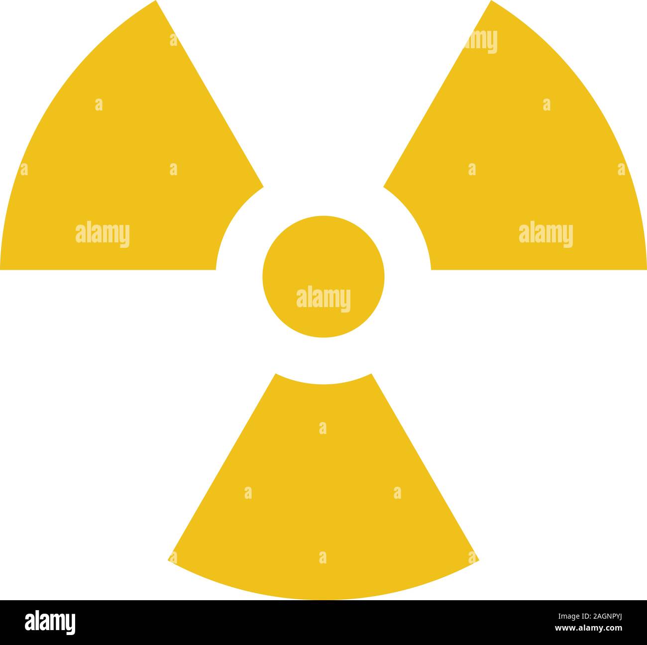 Atomic power sign glyph color icon. Atomic energy using. Safe nuclear ...