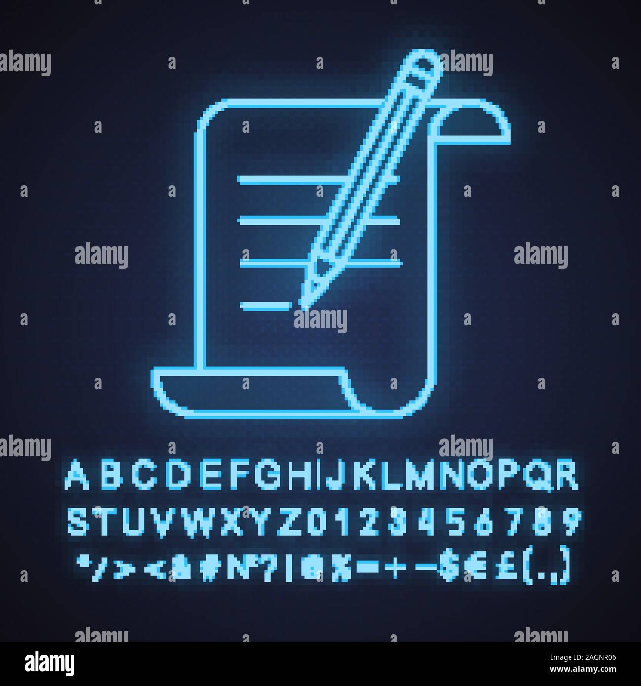 Illuminated manuscript alphabet hi-res stock photography and images - Alamy