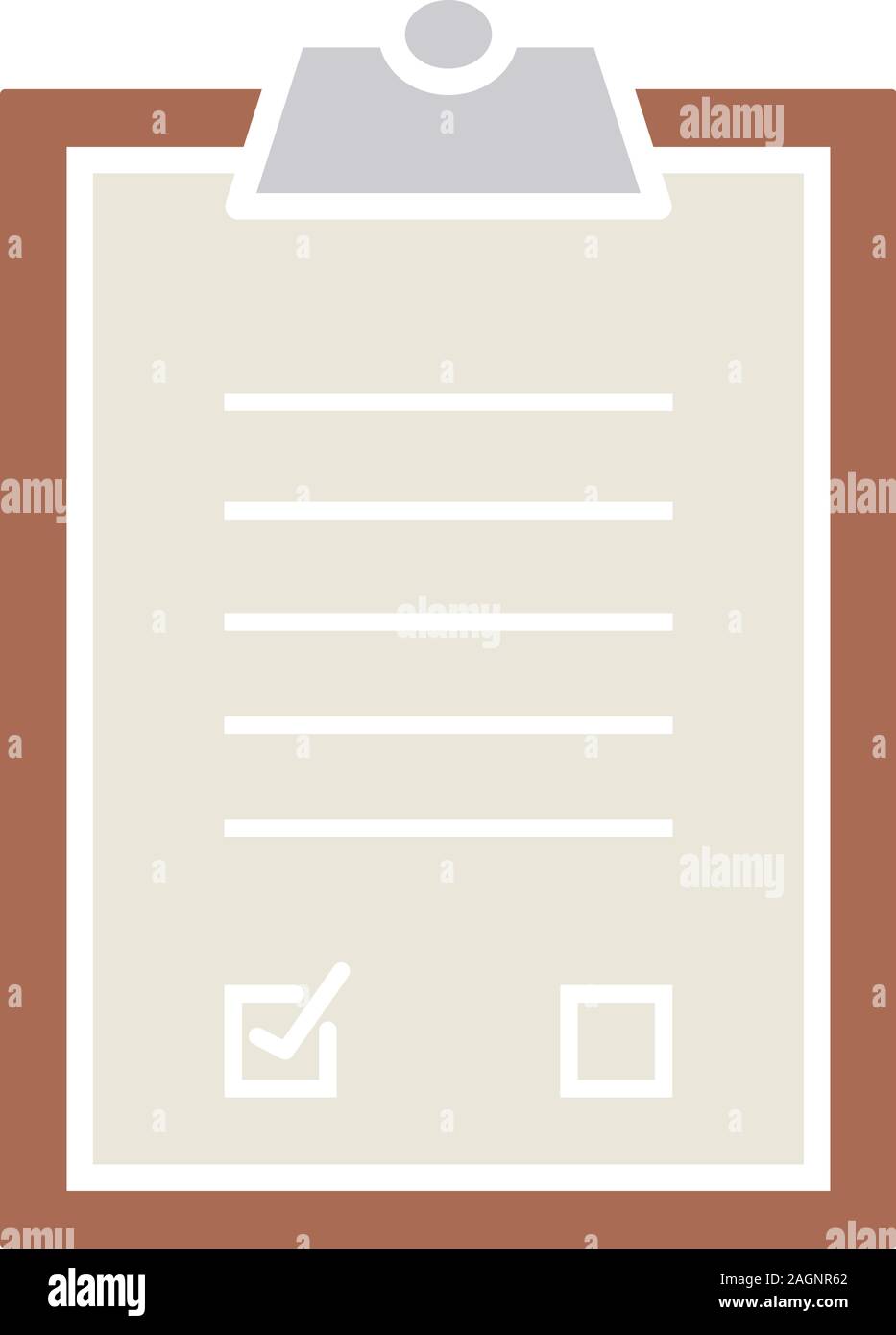 Tests clipboard checklist glyph color icon. Medical clip board ...