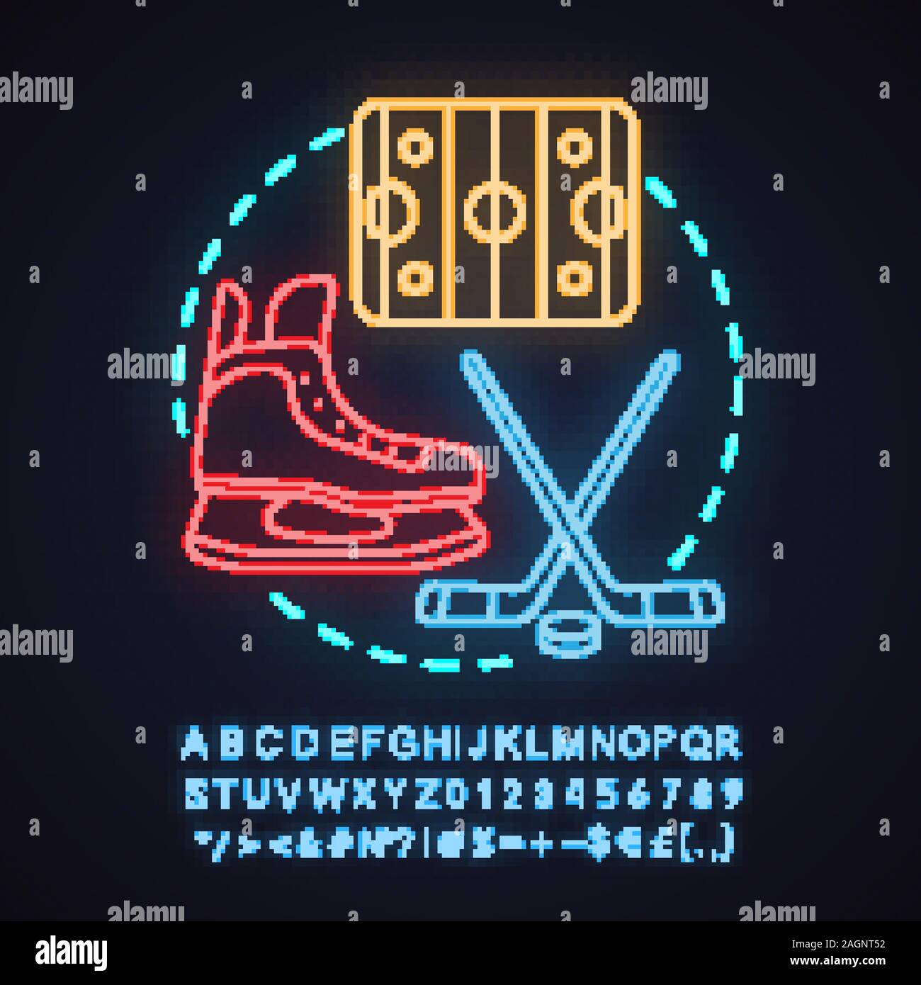 Letter icon ice hockey Stock Vector Images - Alamy