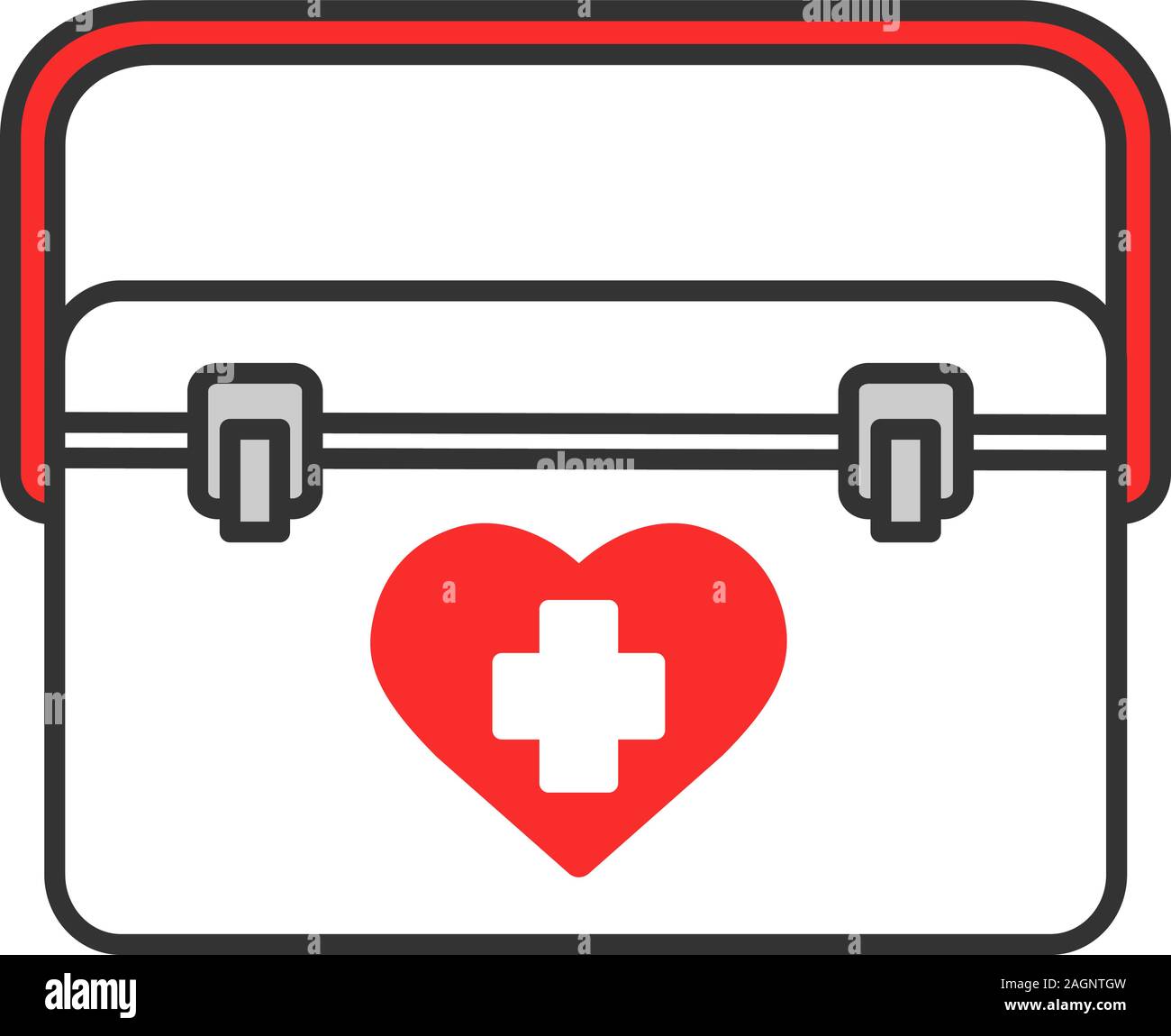 Organ transplant case color icon. Transplantation. Organ donation ...