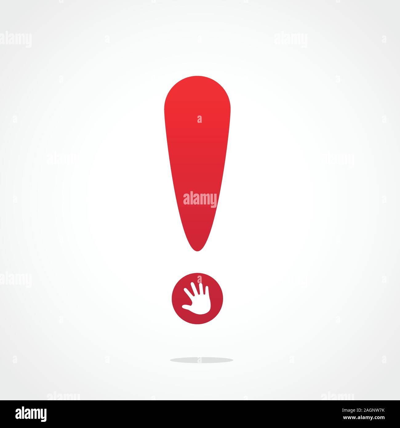 Red exclamation Stock Vector Images - Alamy