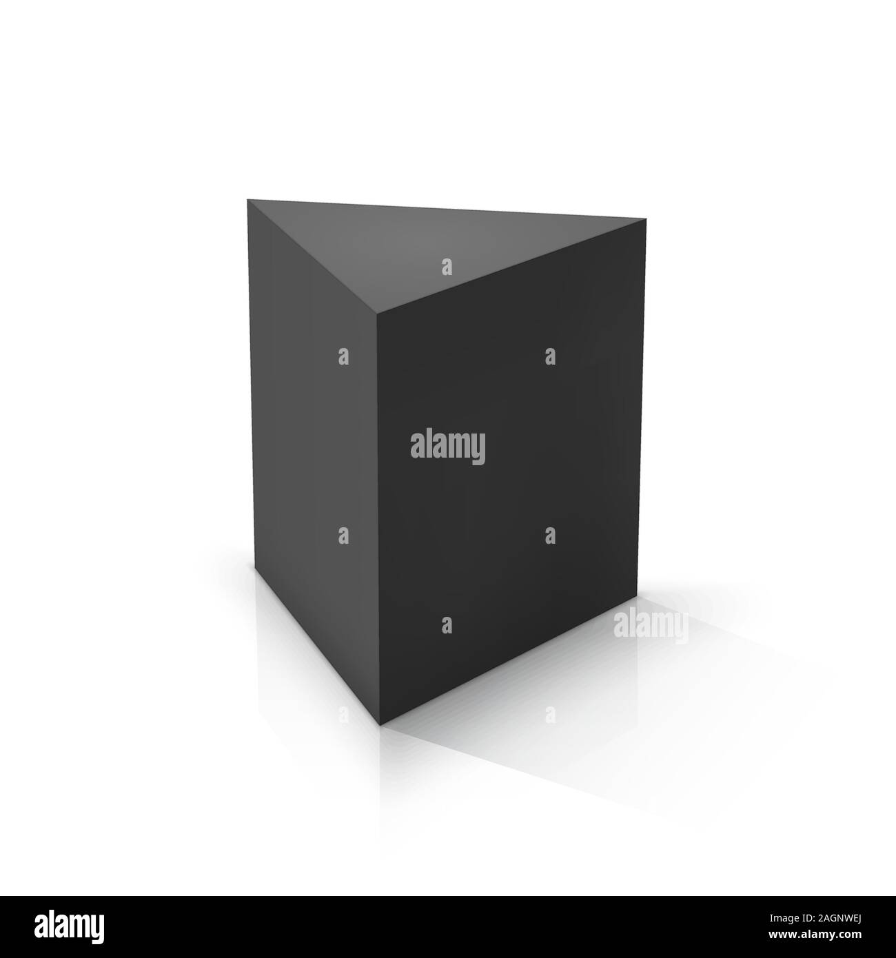 Black triangular prism. Vector illustrations Stock Vector Image & Art ...