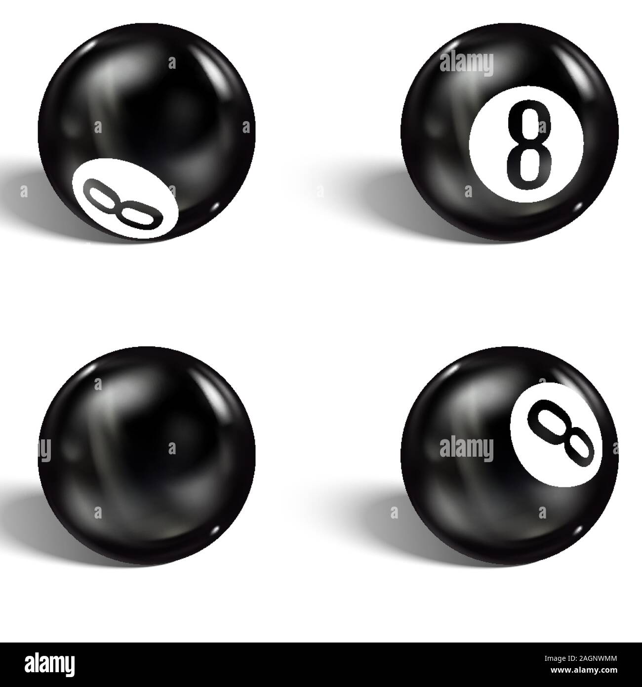 Cartoon eight ball Stock Vector Images - Alamy