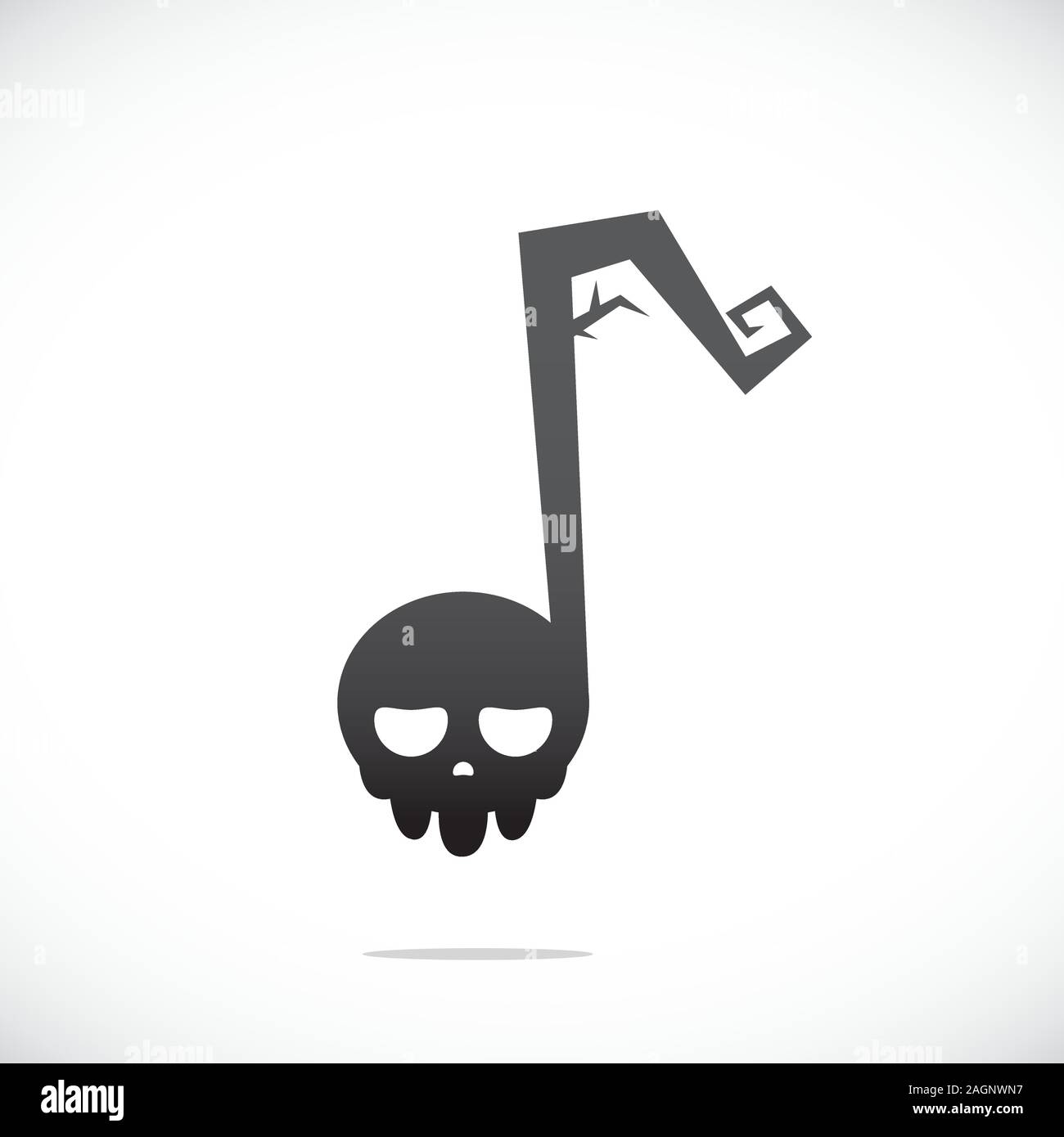 The Death tone. Isolated Vector Sign Stock Vector Image & Art - Alamy