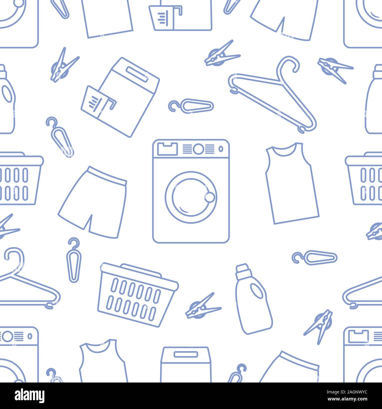 Laundry detergents basket clothes Stock Vector Images - Alamy