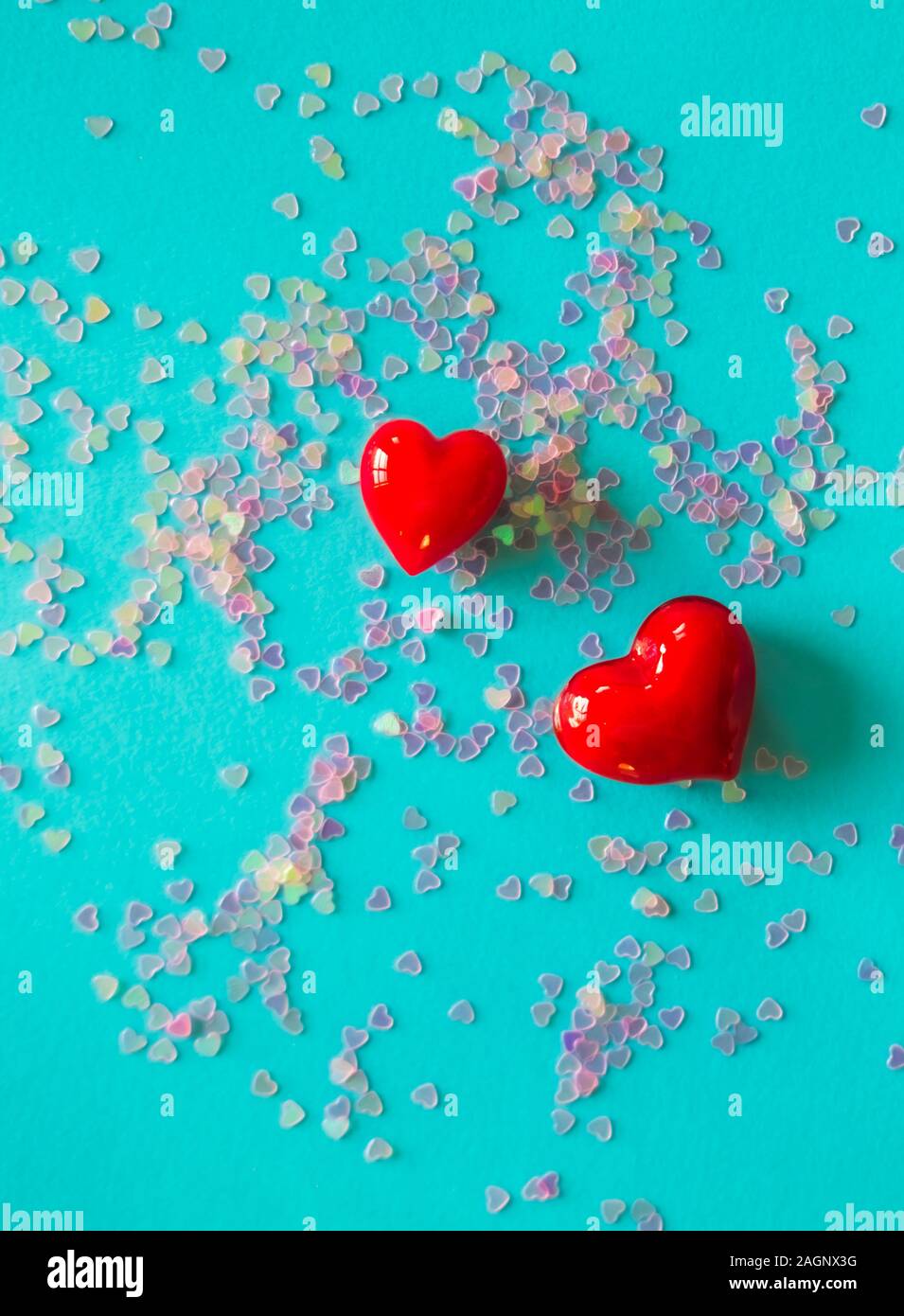 Valentines day background green hi-res stock photography and images - Alamy
