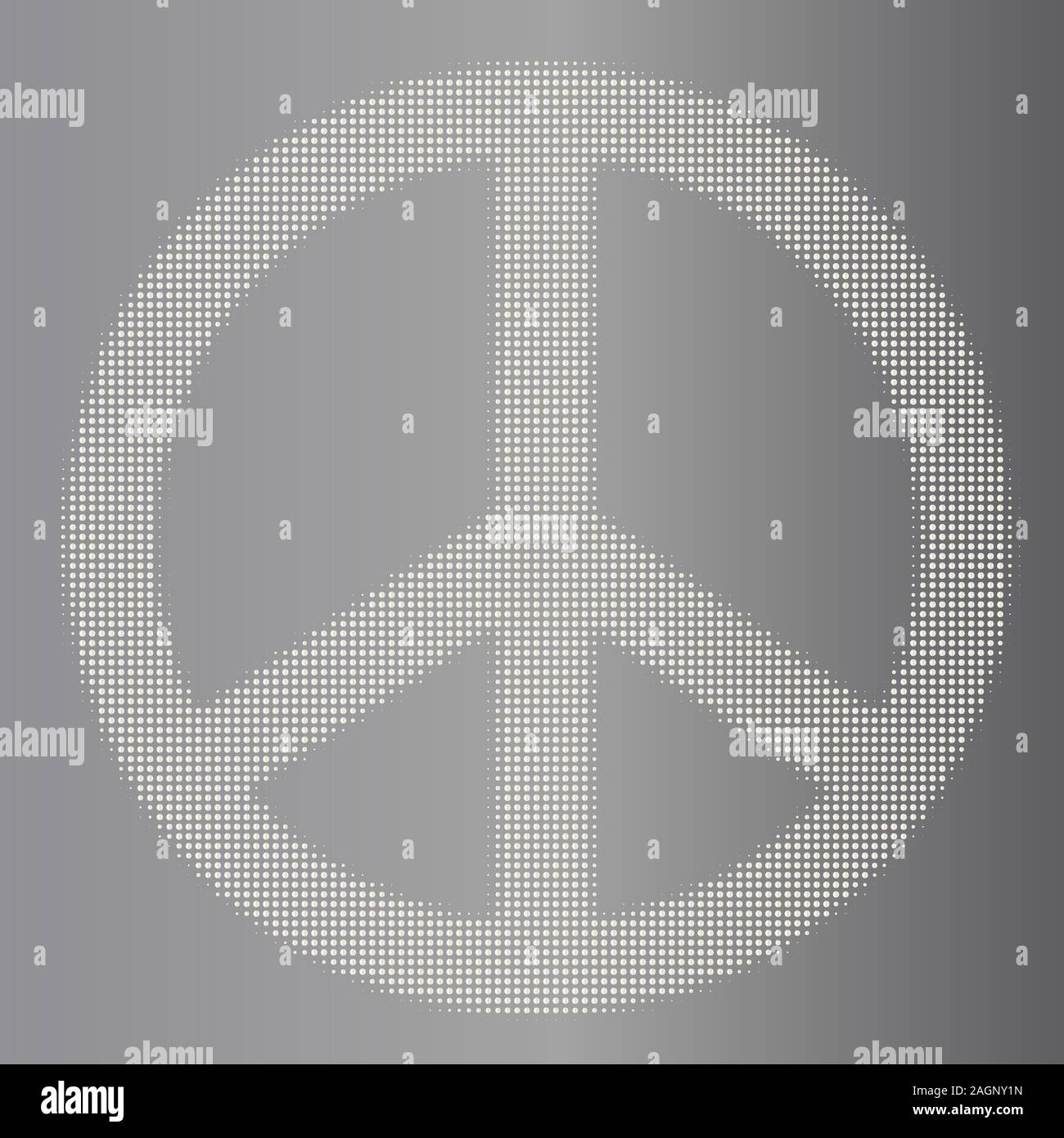 Halftone Peace Symbol Vector illustration Eps 10 Stock Vector Image ...