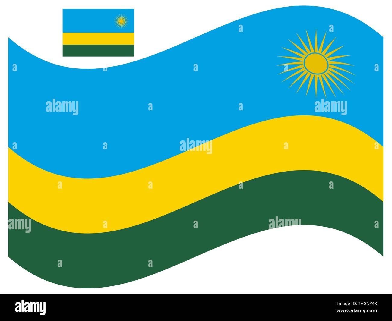 Ruanda flag Stock Vector Images - Alamy