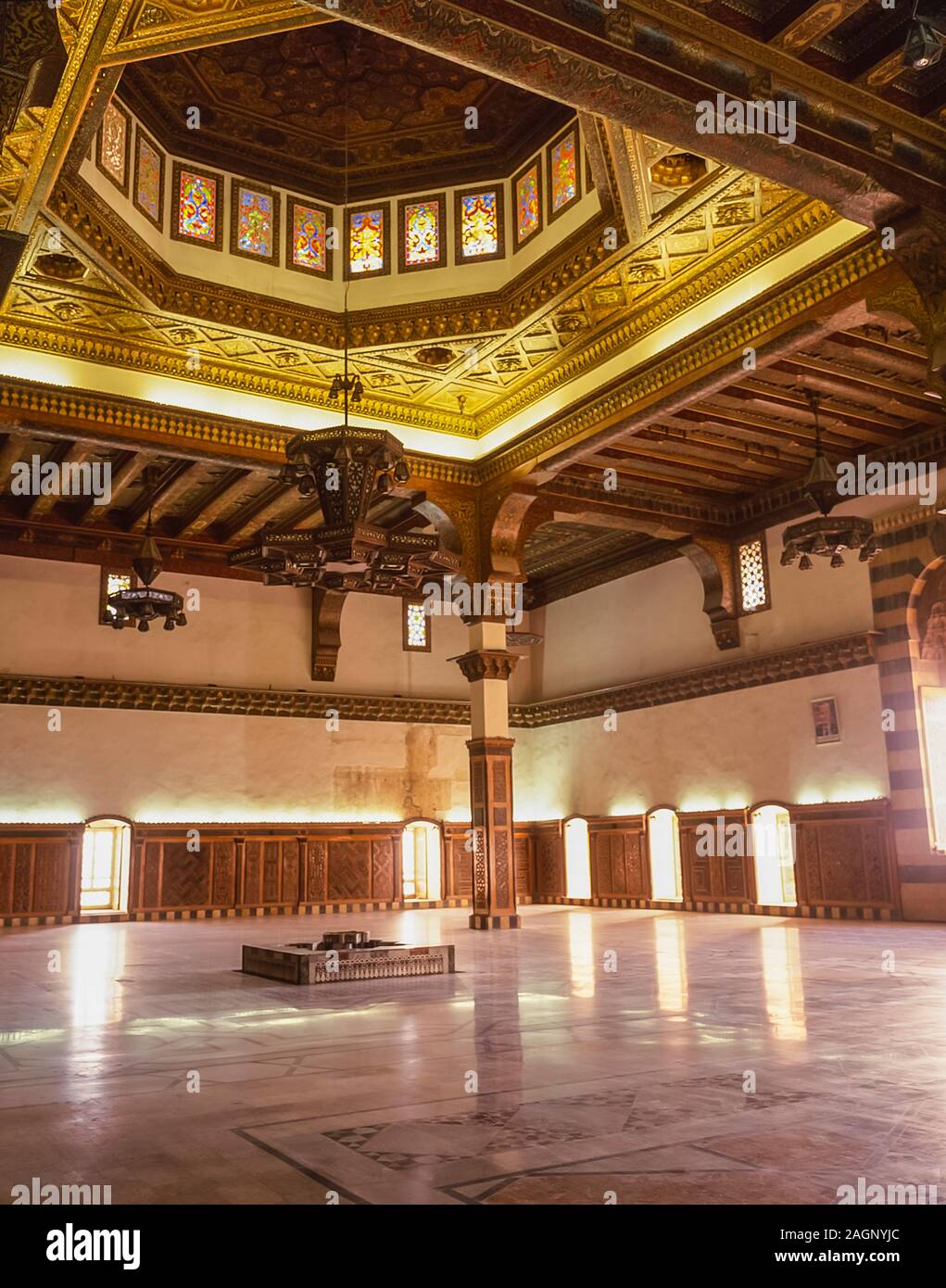 Syria. The formidable Citadel Fortress that overlooks and dominates ...