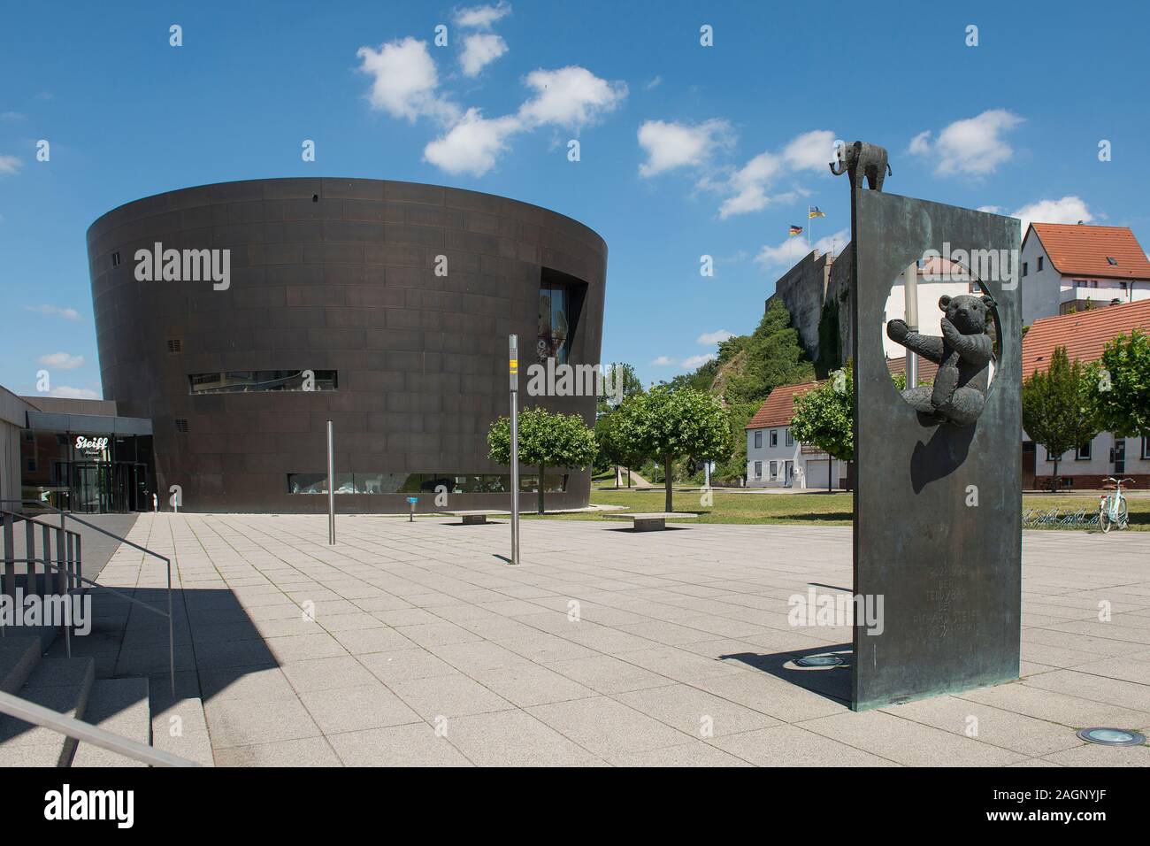 Giengen an der Brenz, Germany - July 16, 2019; Museum and shop of ...