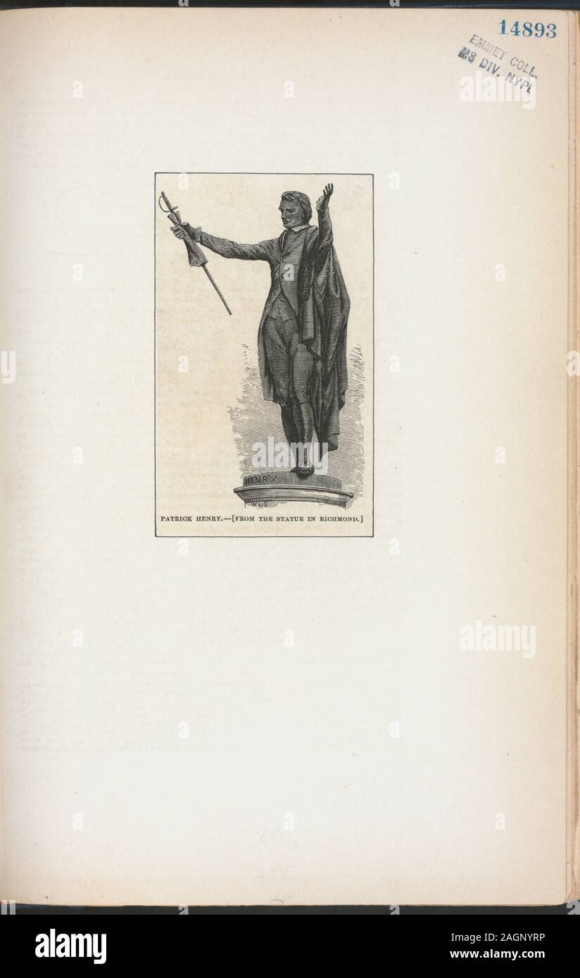 Patrick henry statue hi-res stock photography and images - Alamy