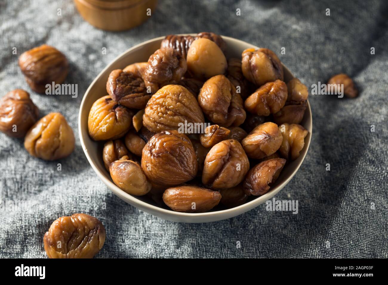 Organic Shelled Roasted Chestnuts in a Bowl Stock Photo - Alamy Organic Shelled Roasted Chestnuts in a Bowl Stock Photo - Alamy