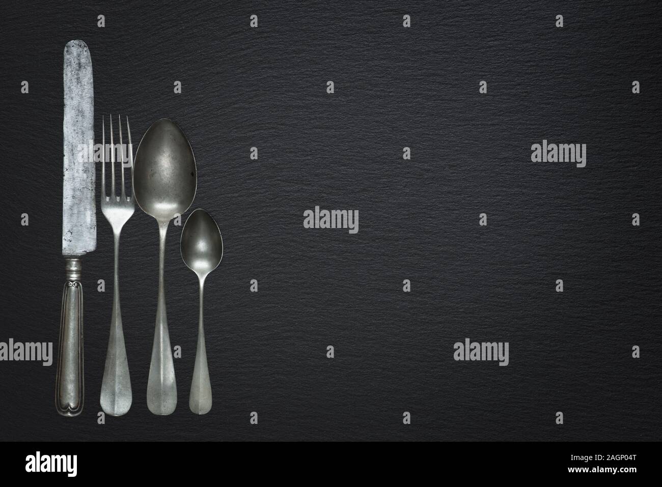 Vintage pewter hi-res stock photography and images - Alamy