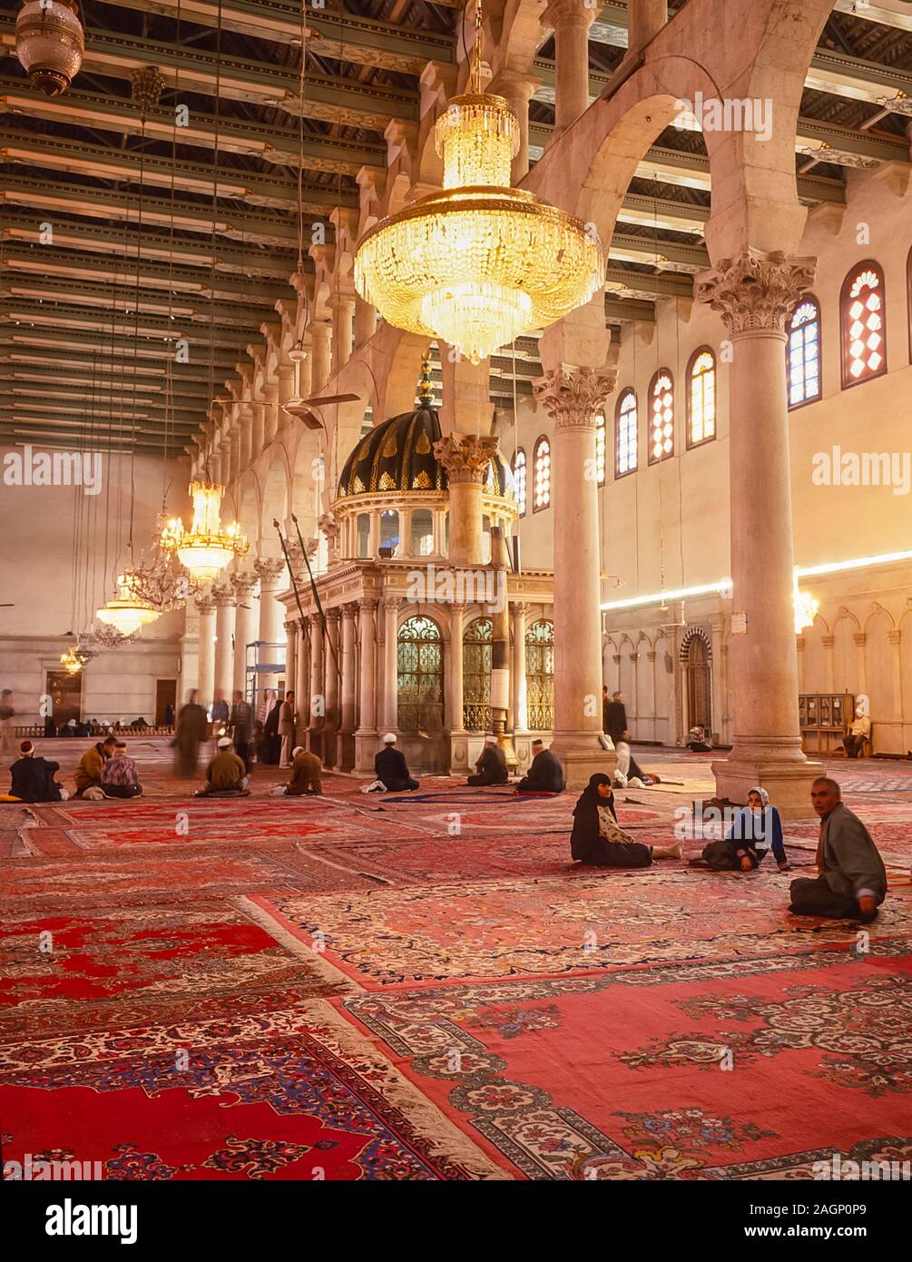 Syria. The superlative Omayyad Mosque one of the most historical famous ...