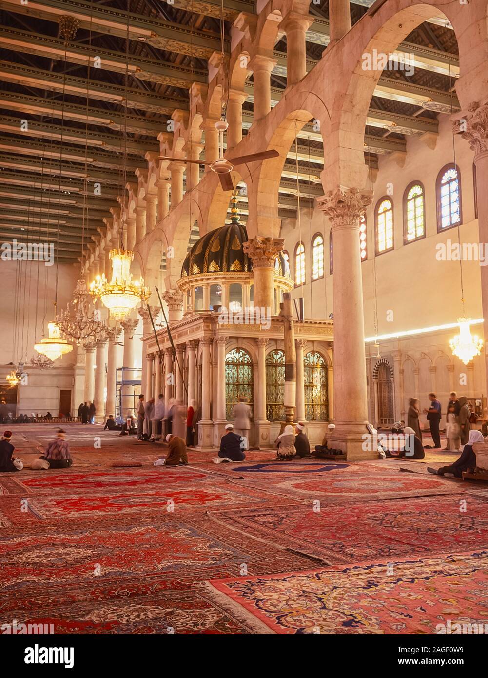 Syria. The superlative Omayyad Mosque one of the most historical famous ...