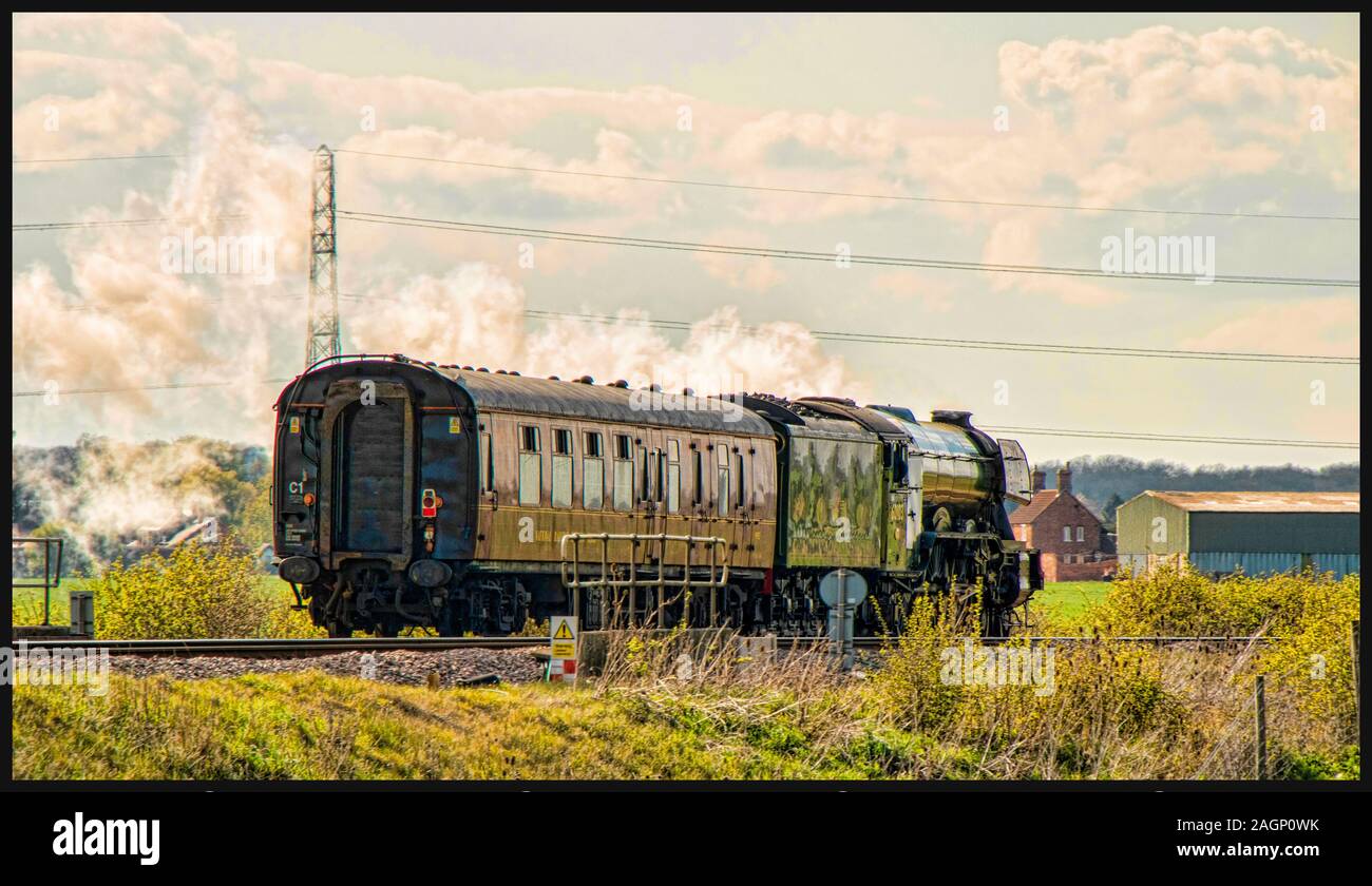 April, 13, 2019 : Gainsborough, Lincolnshire, United Kingdom. One of ...