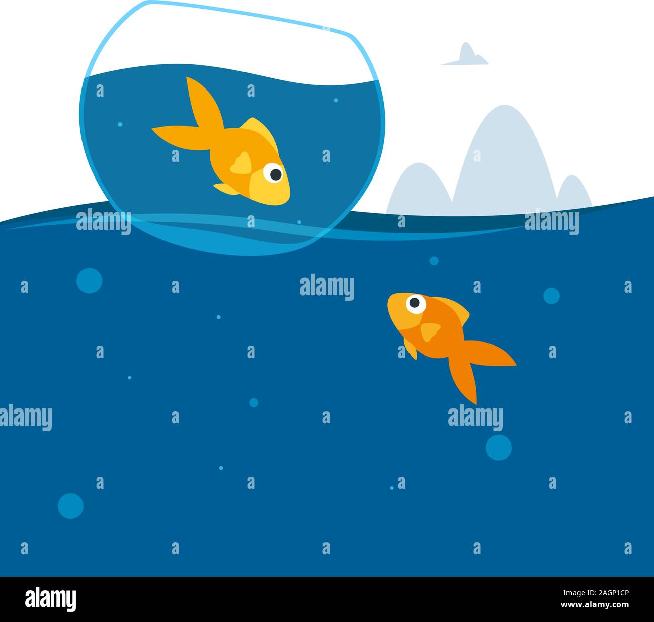 Tropical fish in marine aquarium Stock Vector Images - Alamy