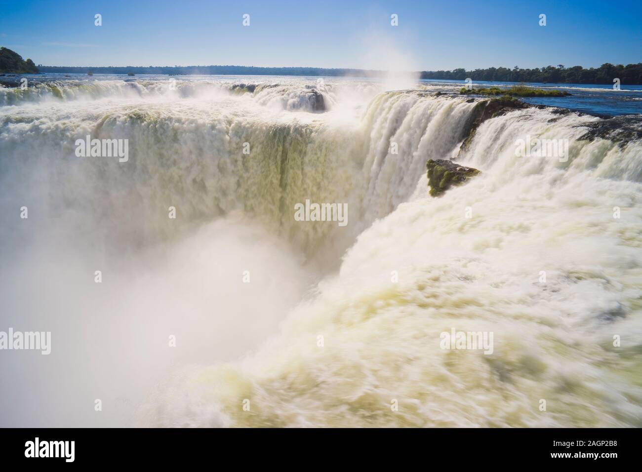 Iguazu Falls Iguazu Falls National Park Misiones Argentina Stock