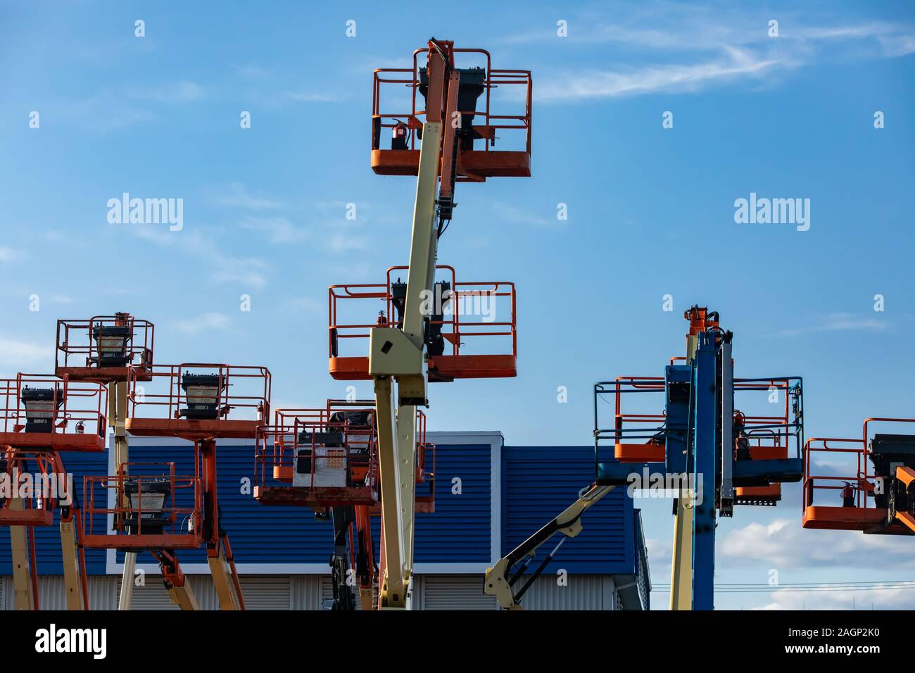 Mobile Elevating Work Platform High Resolution Stock Photography and ...