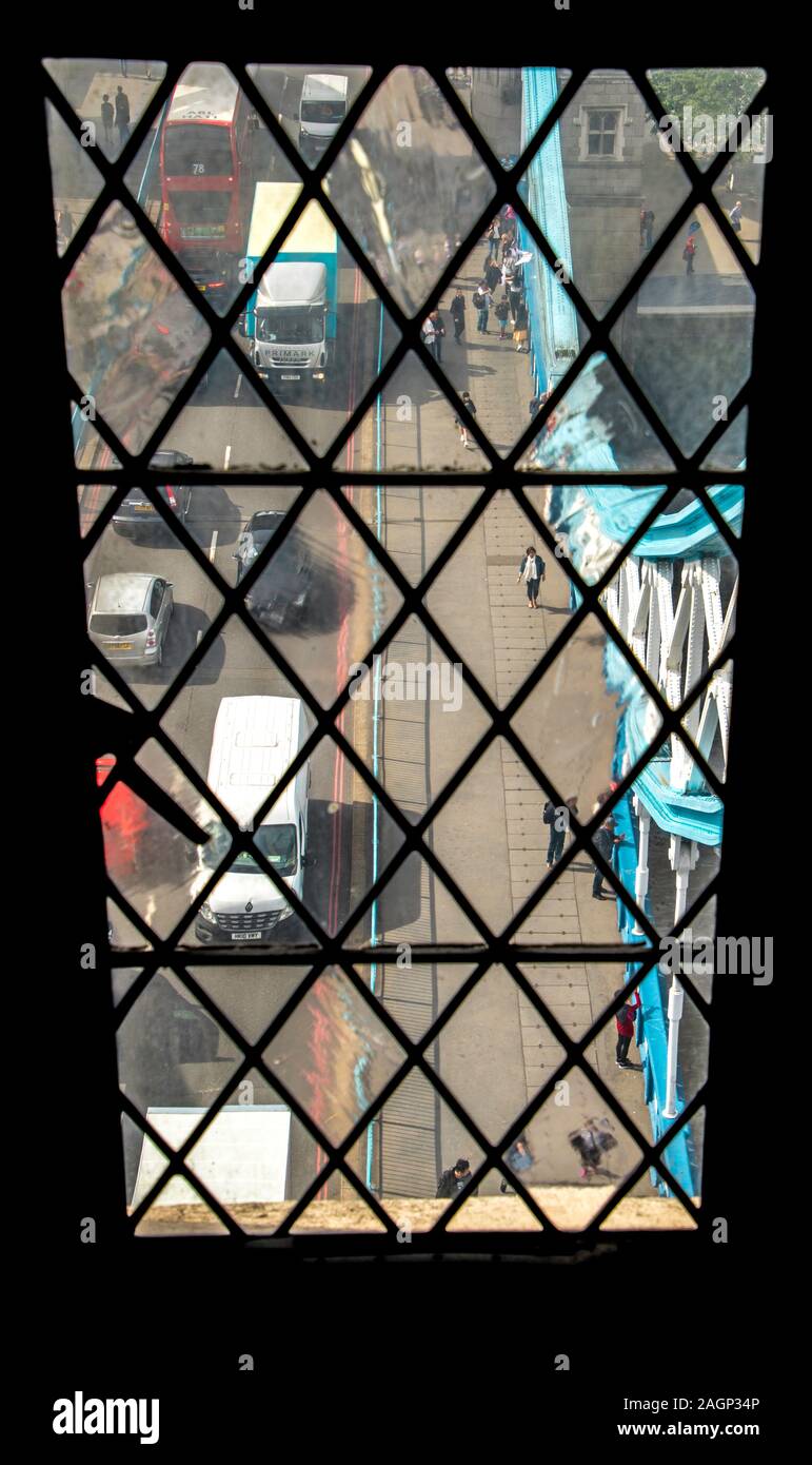 August 21, 2019 – Tower Bridge, London, United Kingdom. A view from the ...