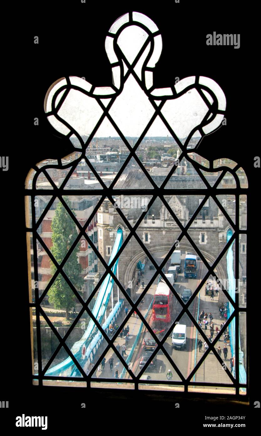 August 21, 2019 – Tower Bridge, London, United Kingdom. A view from the ...