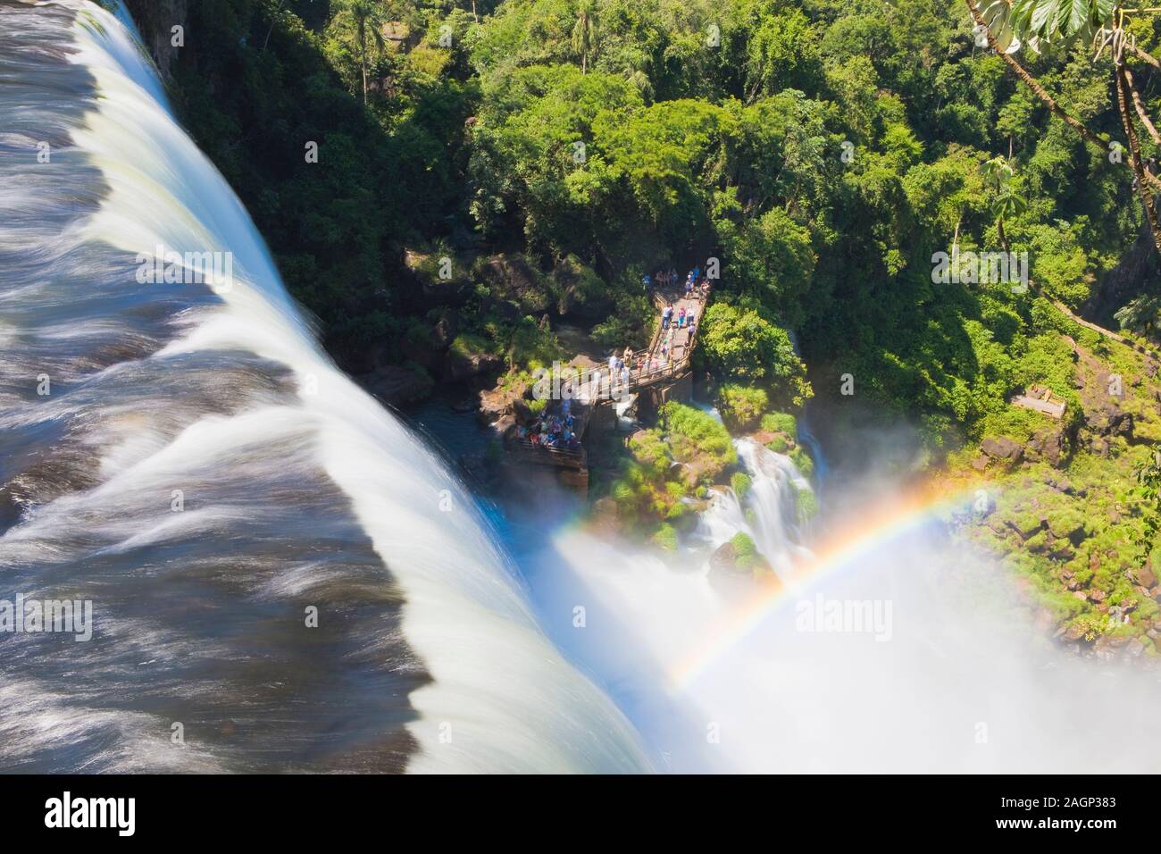 Iguazu Falls Iguazu Falls National Park Misiones Argentina Stock