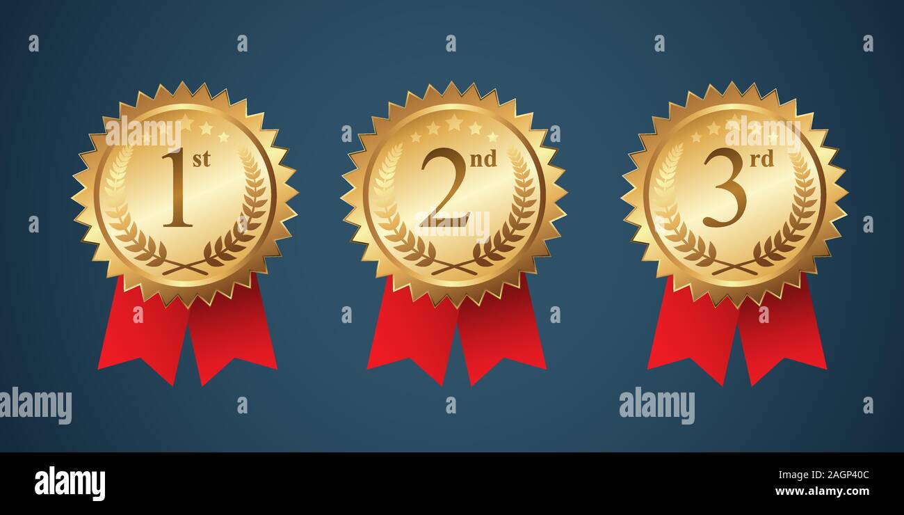 Red badge, 1 Stock Vector Images - Alamy