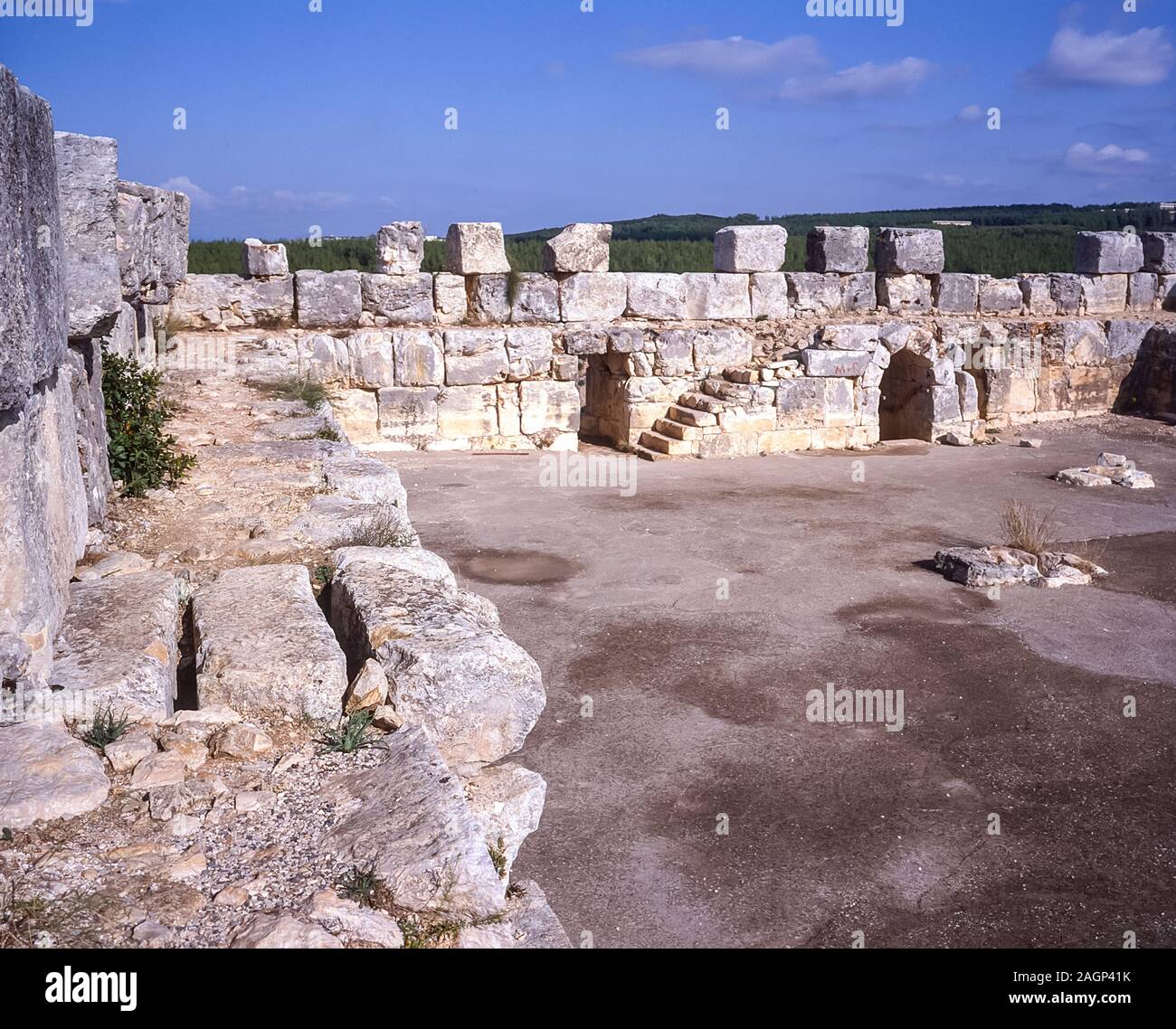 Syria. The ruins of the 12th century fortress of Sahyoun better known ...