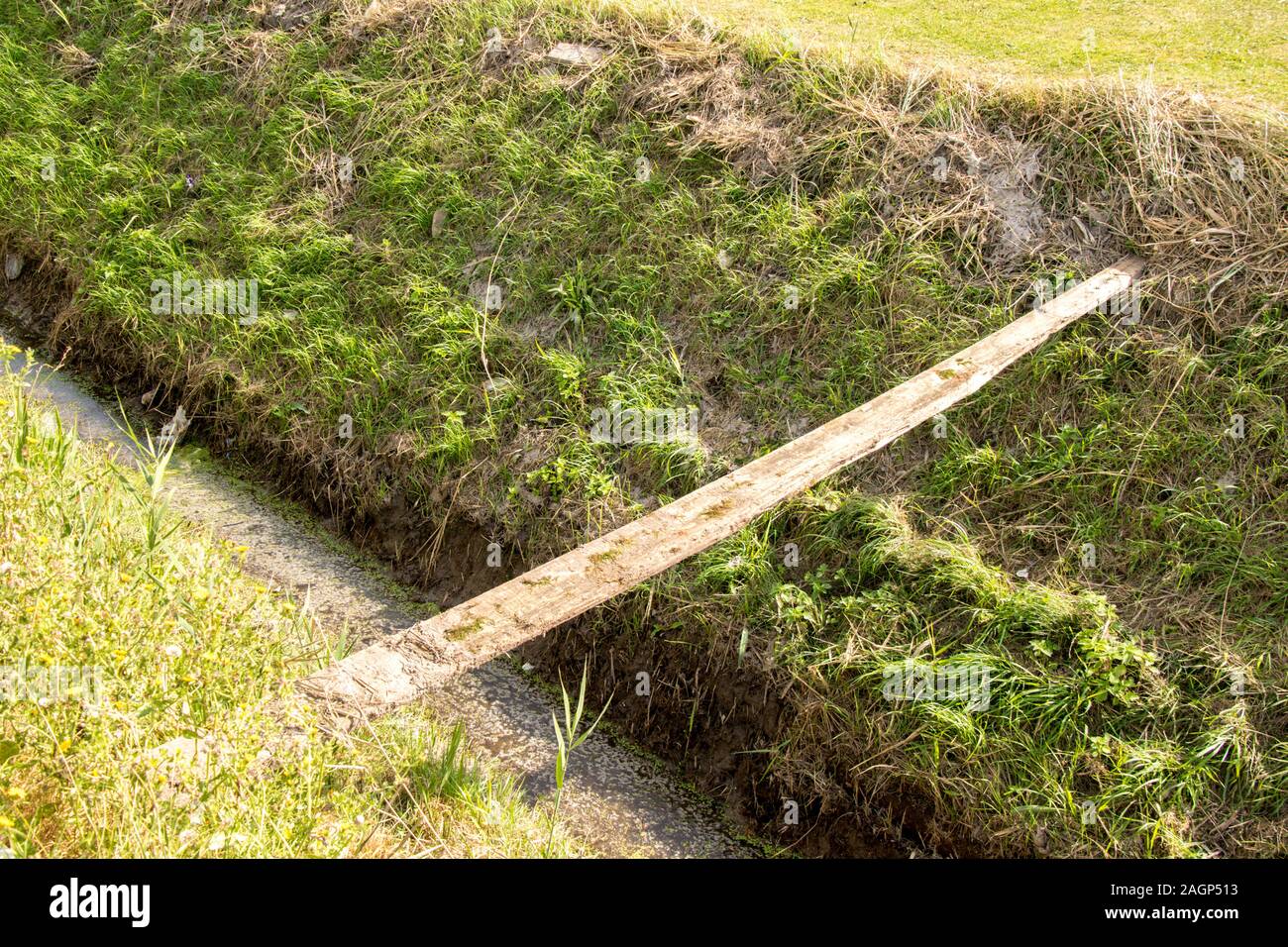 Small wooden plank crossing hi-res stock photography and images - Alamy