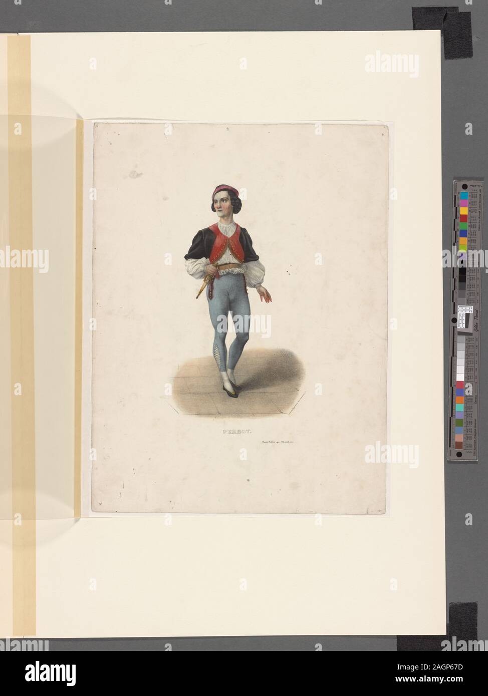 Alexandre Lacauchie; litho. Rigo frères. Jules Perrot in his opera ...