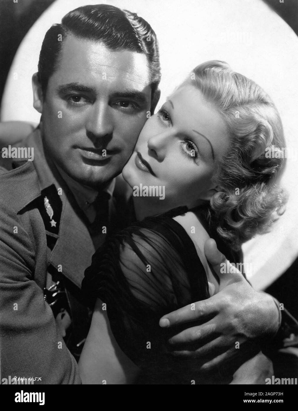 CARY GRANT and JEAN HARLOW Portrait by TED ALLAN in SUZY 1936 director ...