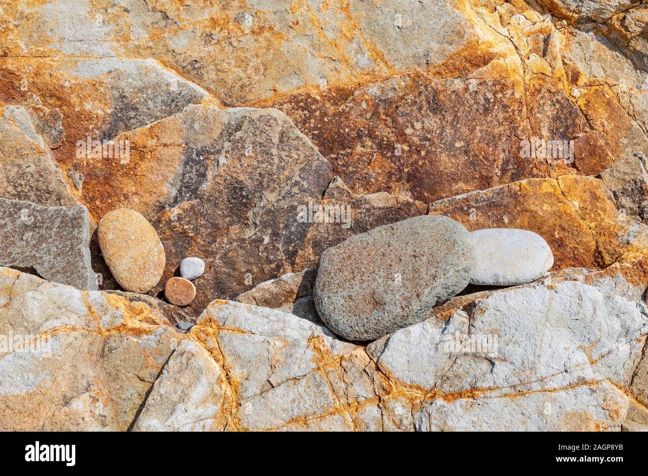 Rocks and stones in different sizes, shapes, colors and textures ...