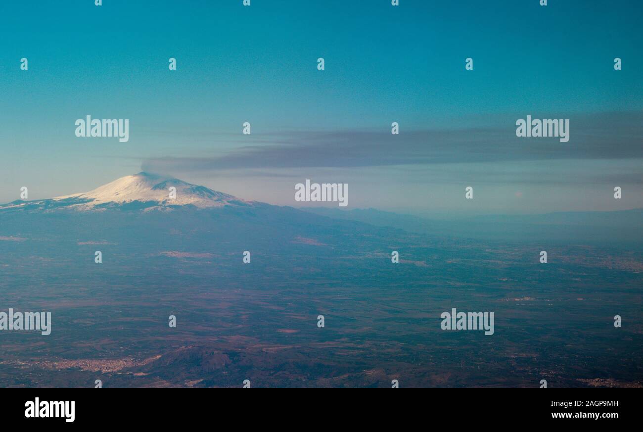 One of the world's most active volcanoes, Mount Etna. It's breathtaking ...