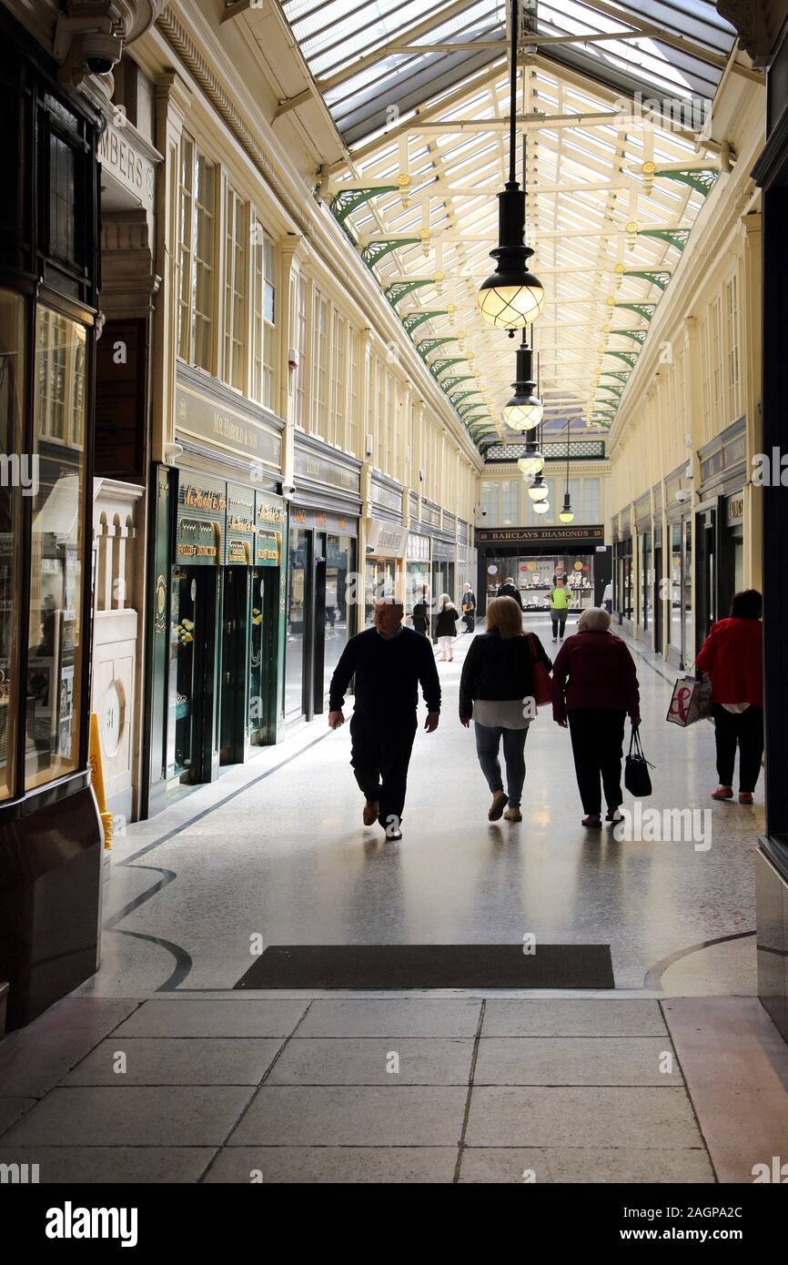 Glasgow Scotland Victorian Argyll Arcade with Castiron Framework and ...