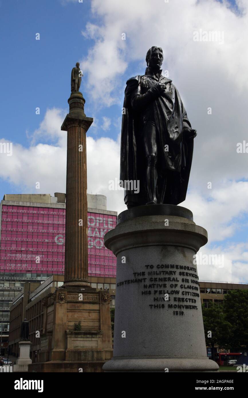 Sir john moore glasgow hi-res stock photography and images - Alamy