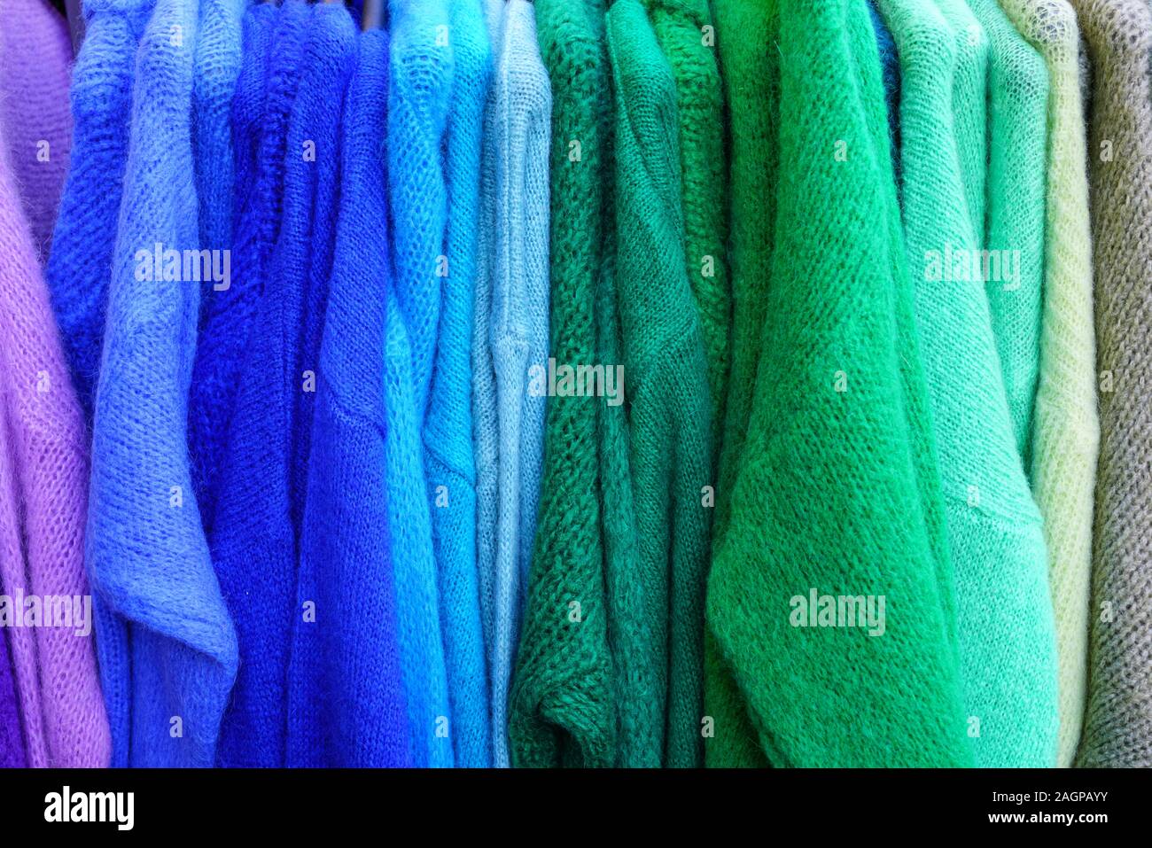 Sweaters display hi-res stock photography and images - Alamy