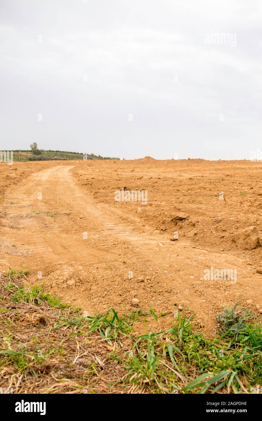 A view of a typical farmer's field Stock Photo - Alamy