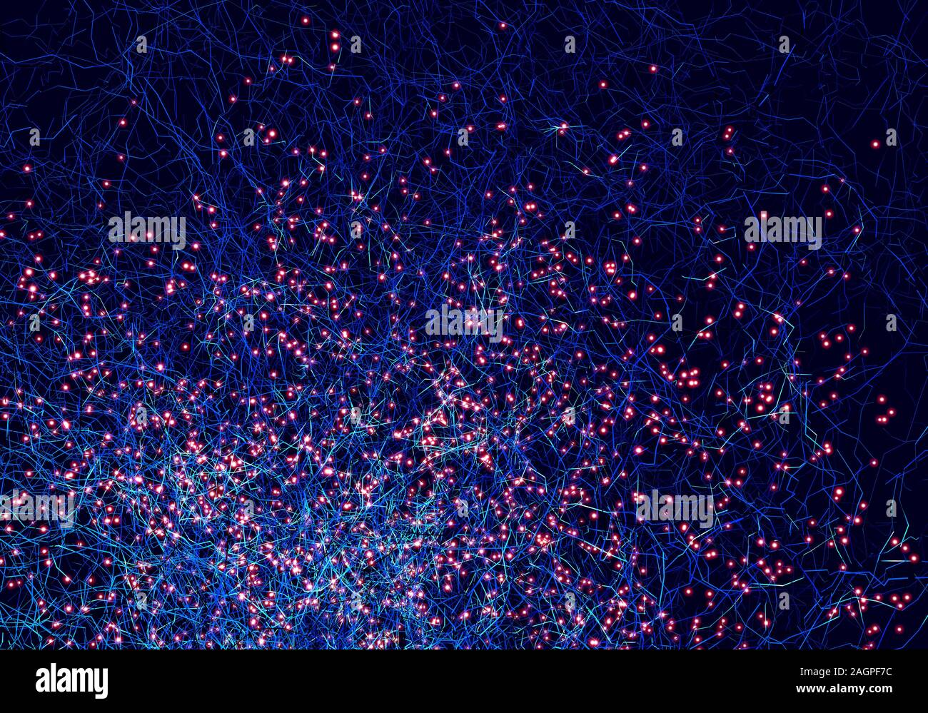 Complex network, illustration Stock Photo - Alamy