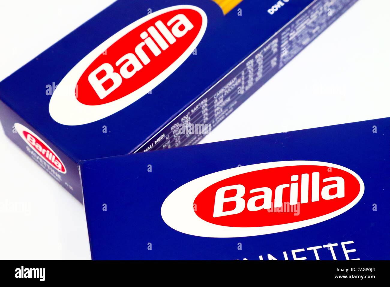 Pasta BARILLA. Traditional Italian Food Stock Photo - Alamy