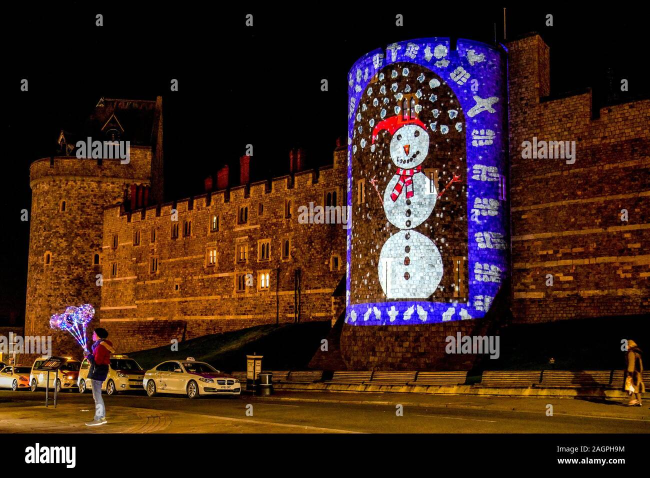 Windsor Castle, Garter Tower Projection, Windsor, Berkshire, England ...