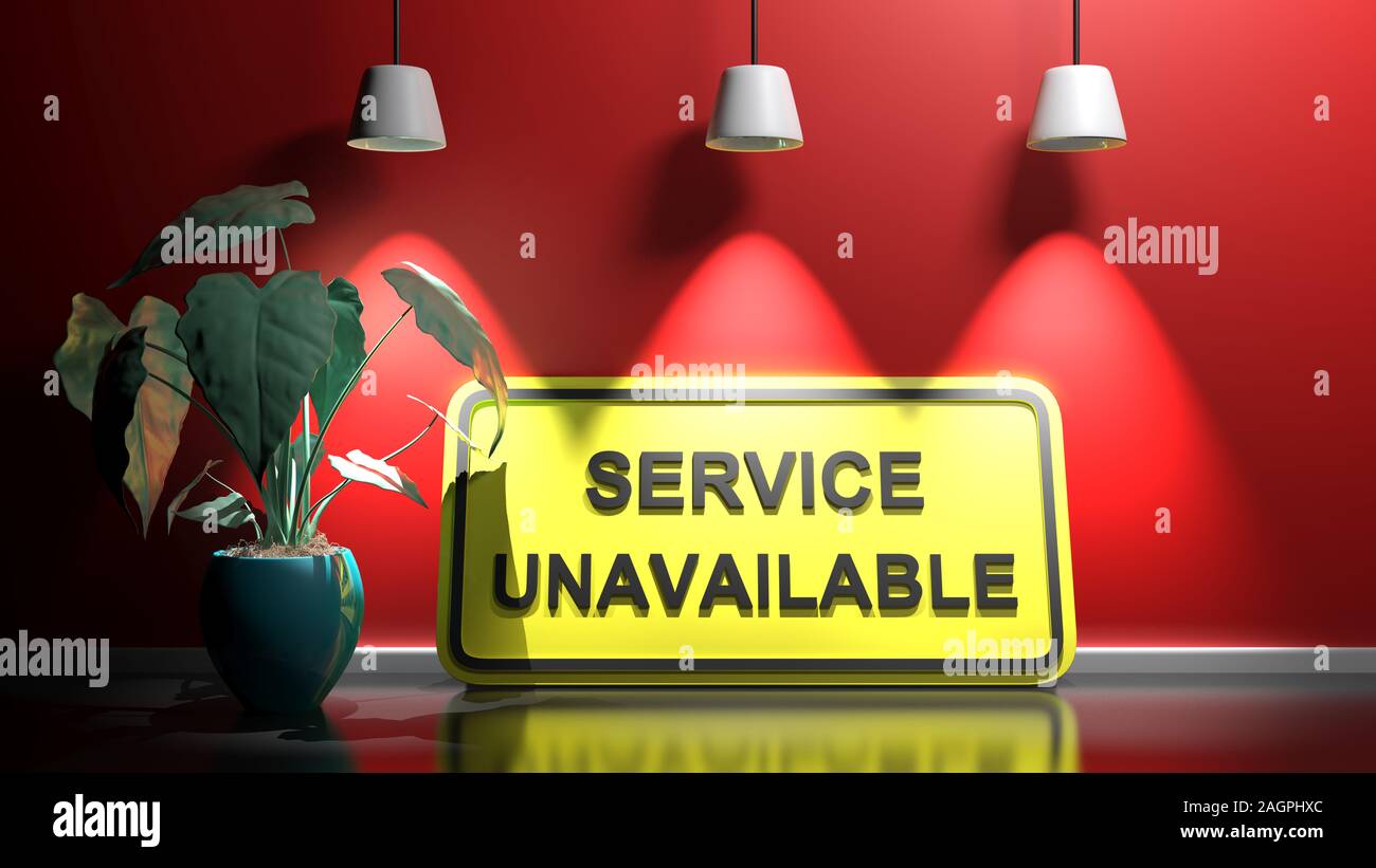 Service unavailable hi-res stock photography and images - Alamy