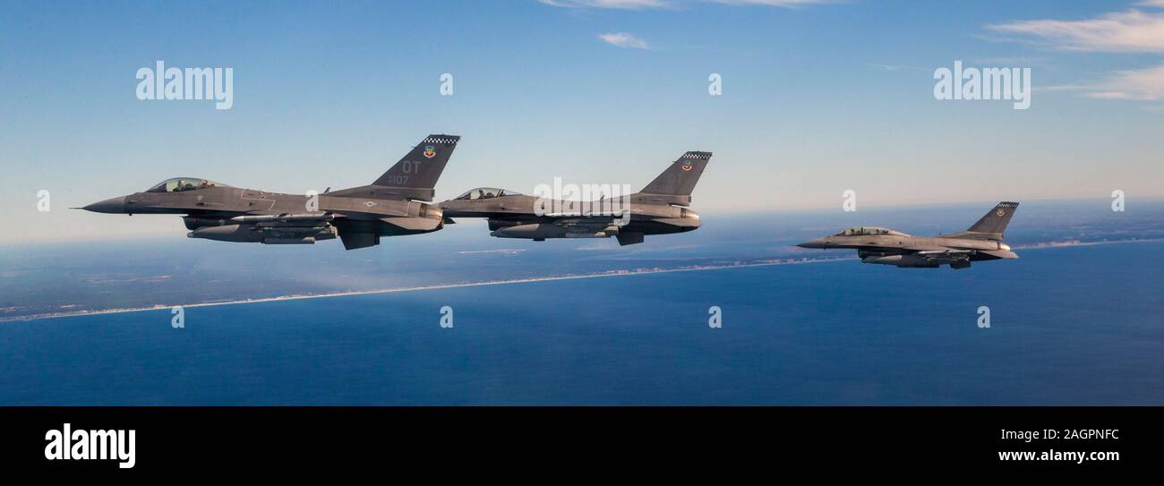 A group of F-16s from the 85th Test and Evaluation Squadron and the ...