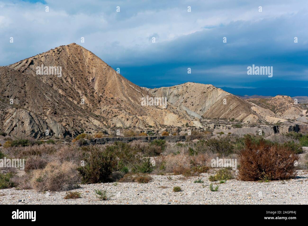 Natural Spot Tabernas Desert, Almeria province, Region of Andalusia ...